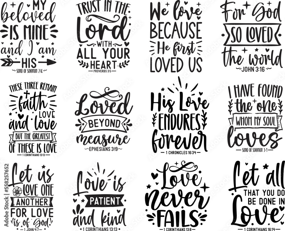 Bible Valentine bundle, Christian Valentine png, svg bundle, Jesus ...