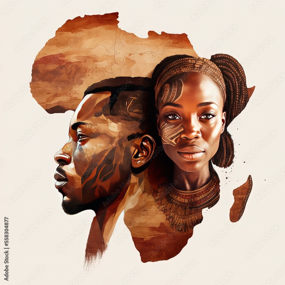 Black history month holiday celebration. Independent Strong black ...