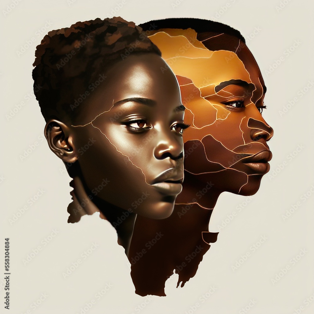 Black history month holiday celebration. Independent Strong black ...