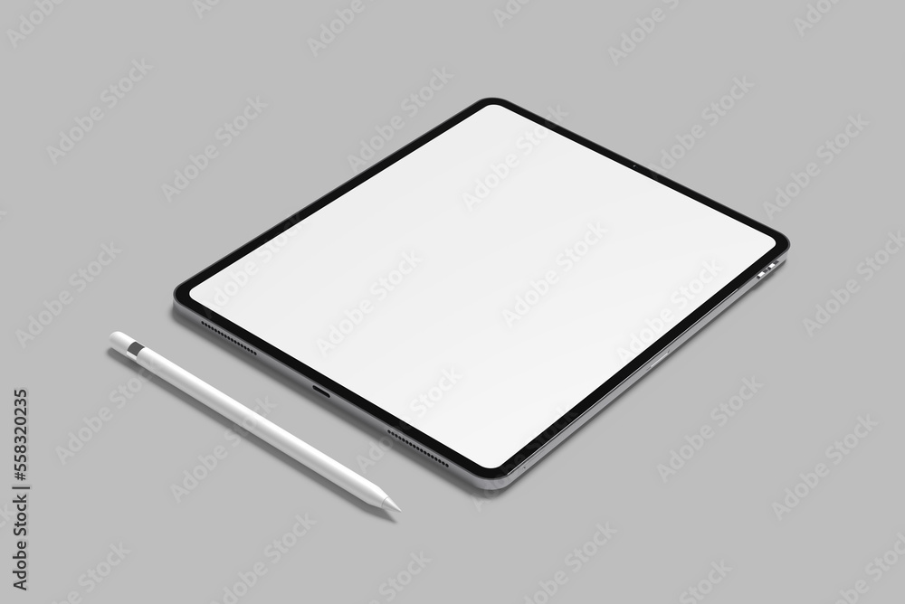 iPad Pro Blank Mockup Stock Illustration | Adobe Stock