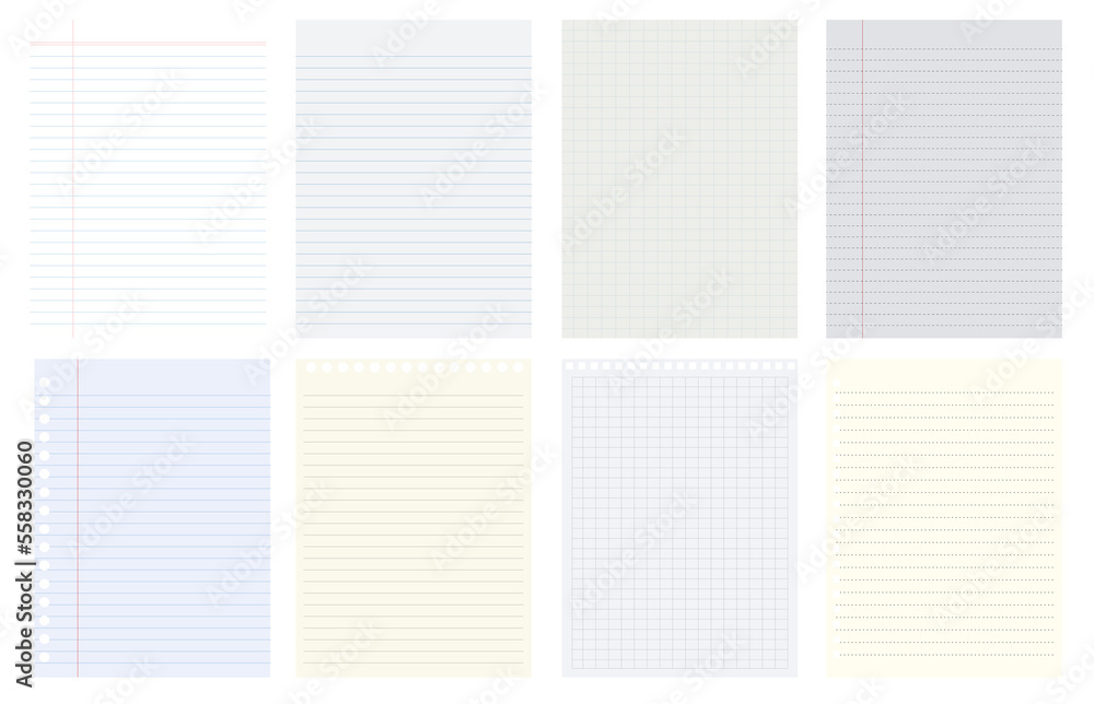 lined paper background. in A4 size for design work cover book ...