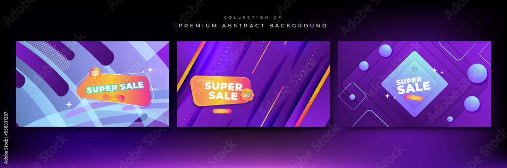 Vector illustration of sale banner background. New season sale banner ...