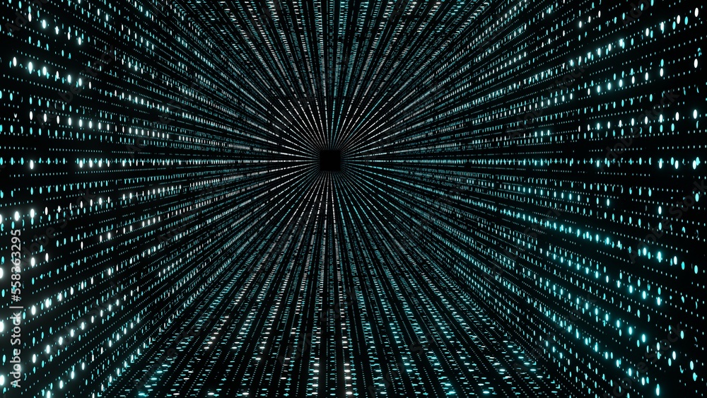 Matrix. Abstract technology background. Futuristic backdrop. Stock ...