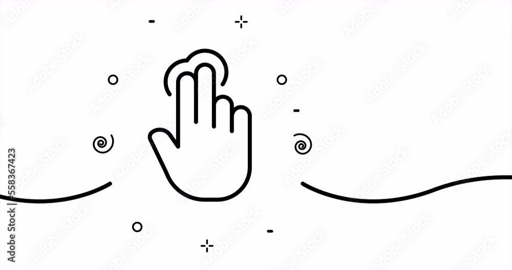 Click. Tap, Index finger, knob, tapping, sliding, 3d object modeling ...