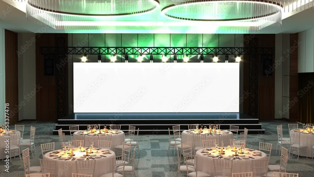 Motion Empty stage Design for mockup and Corporate identity, Display ...