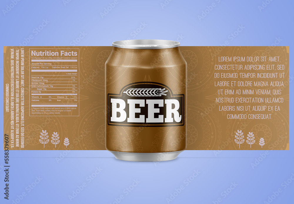 Can Mockup Stock Template | Adobe Stock