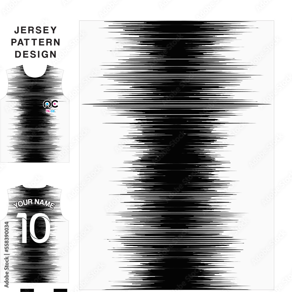 Abstract stripes line concept vector jersey pattern template for ...