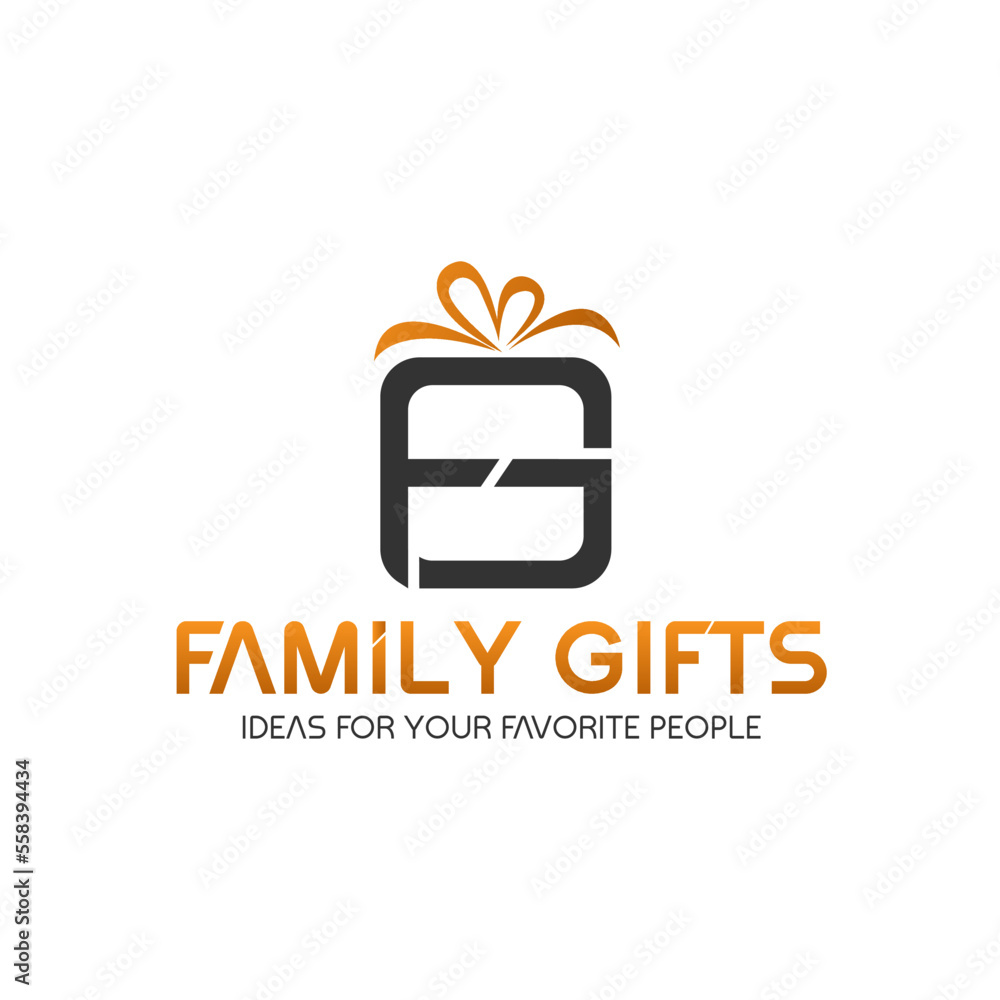 Line FG Gift Letter Logo, Gift Shop Logo Symbol, Creative Symbol, Icon ...