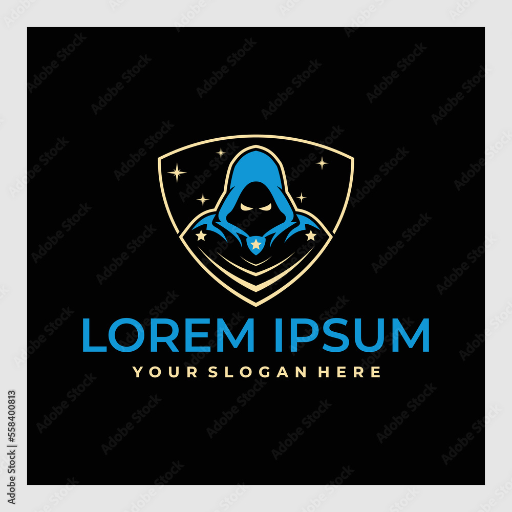 Professional gaming mascot logo design,Logo design. Hooded man. City ...