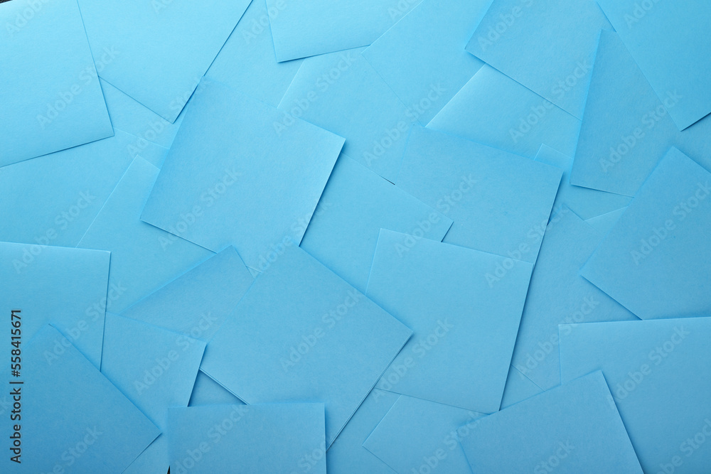 Textured or backgrounds from blue paper stickers. Sticky notes blank ...
