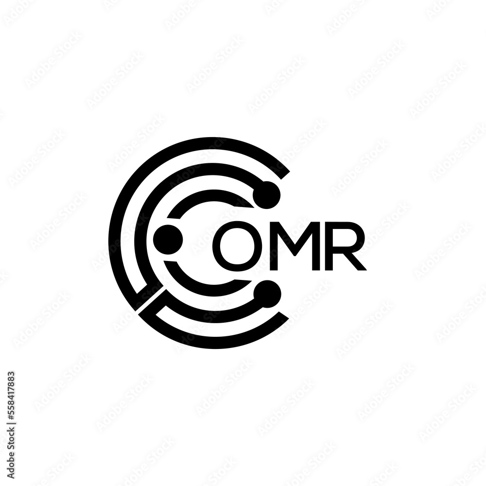 OMR letter logo design. OMR creative initials monogram vector letter logo concept. OMR letter ...