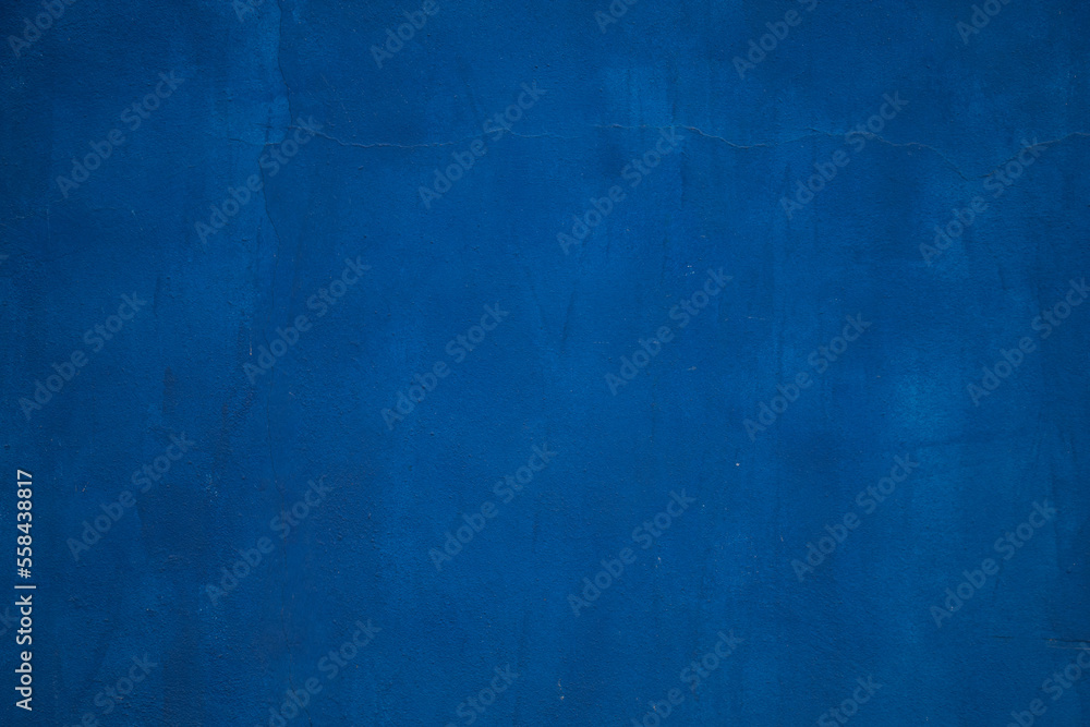 blank blue receded wall, isolated blue background, abstract wall Stock ...
