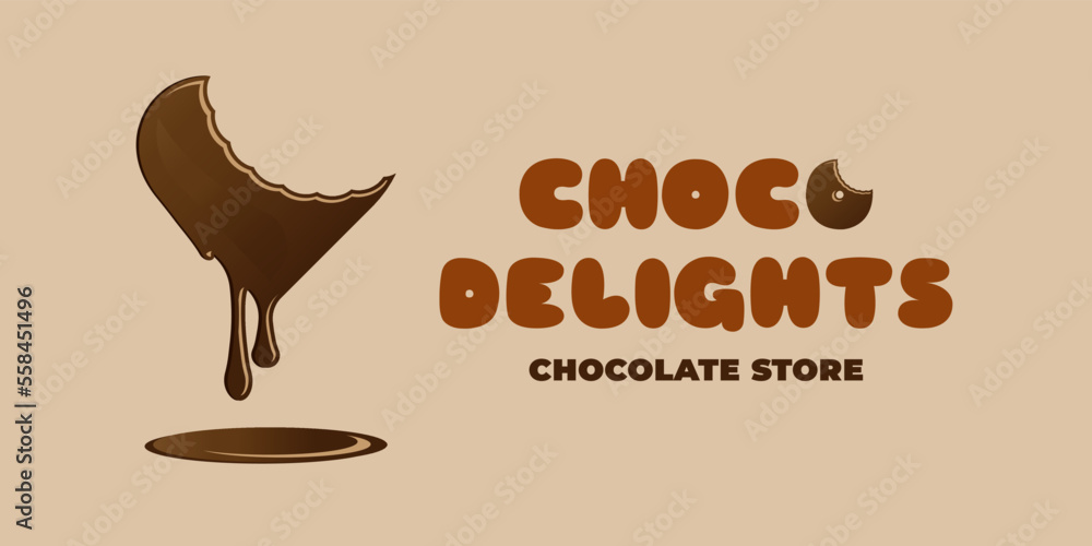 chocolate shop logo, bakery shop logo, candy shop logo Stock Vector ...