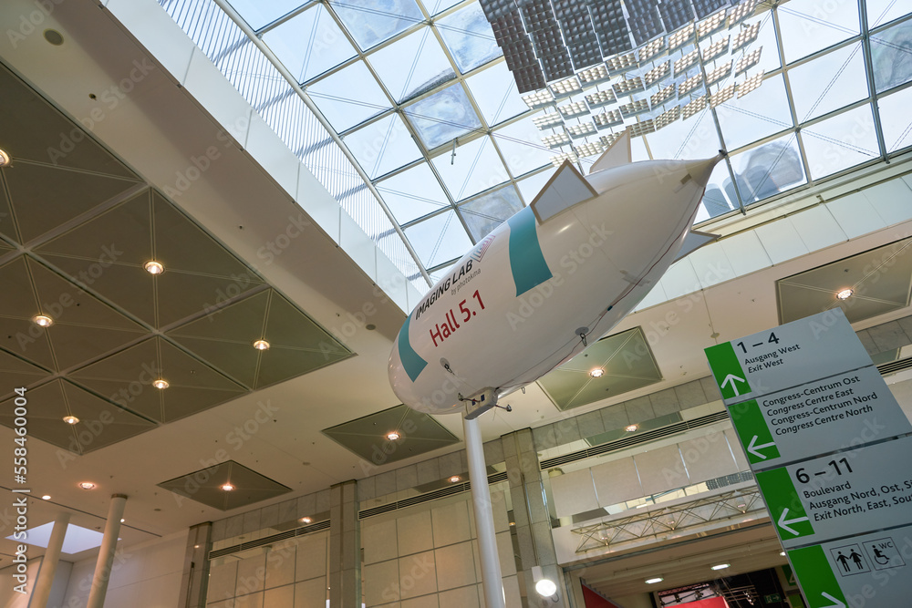 COLOGNE, GERMANY - CIRCA SEPTEMBER, 2018: interior shot of Koelnmesse ...