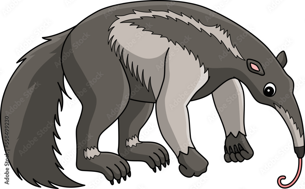 Clipart Of An Anteater