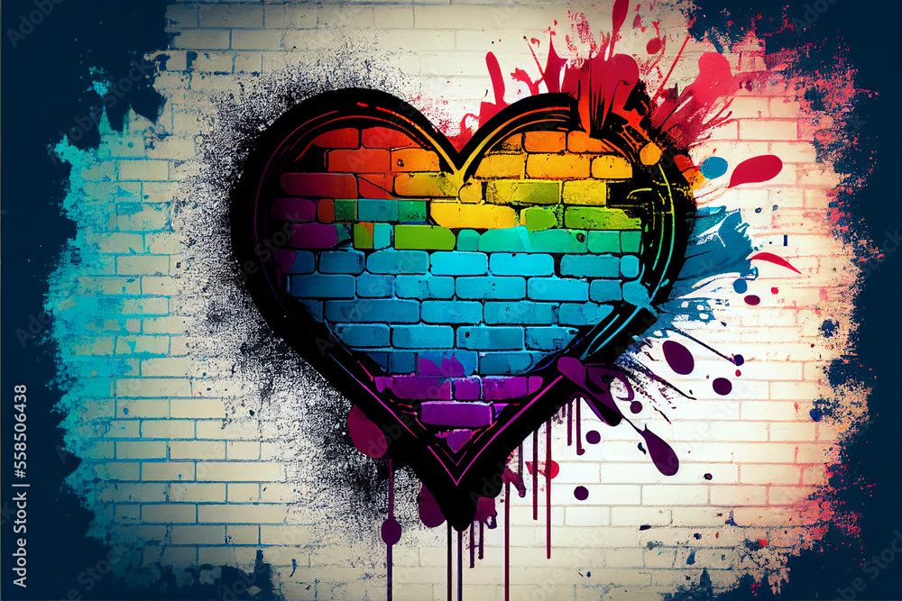 3d Graffiti Love Wallpapers