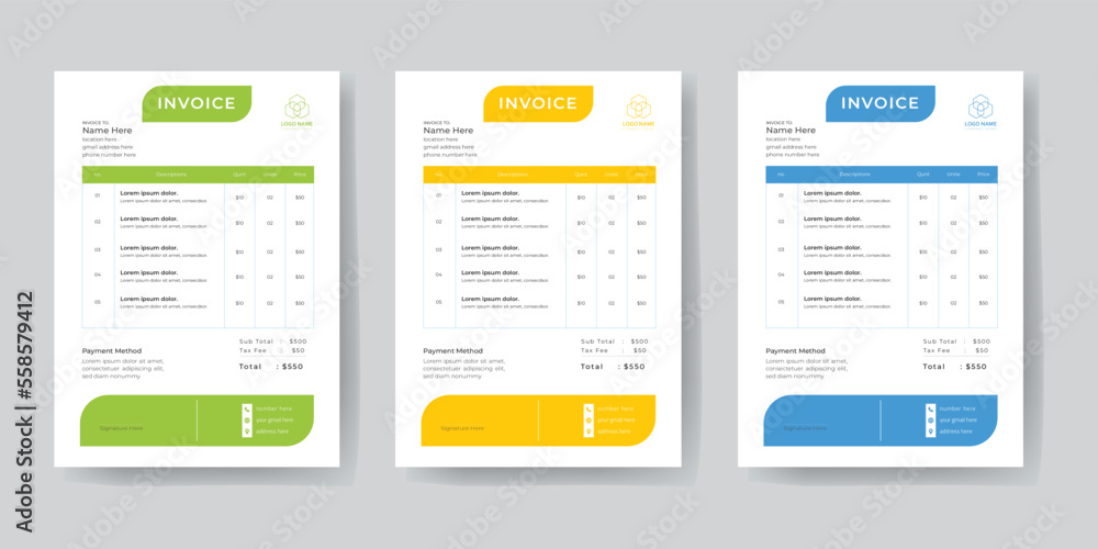 Fototapeta mapa świata dla dzieci clean invoice template vector design ...
