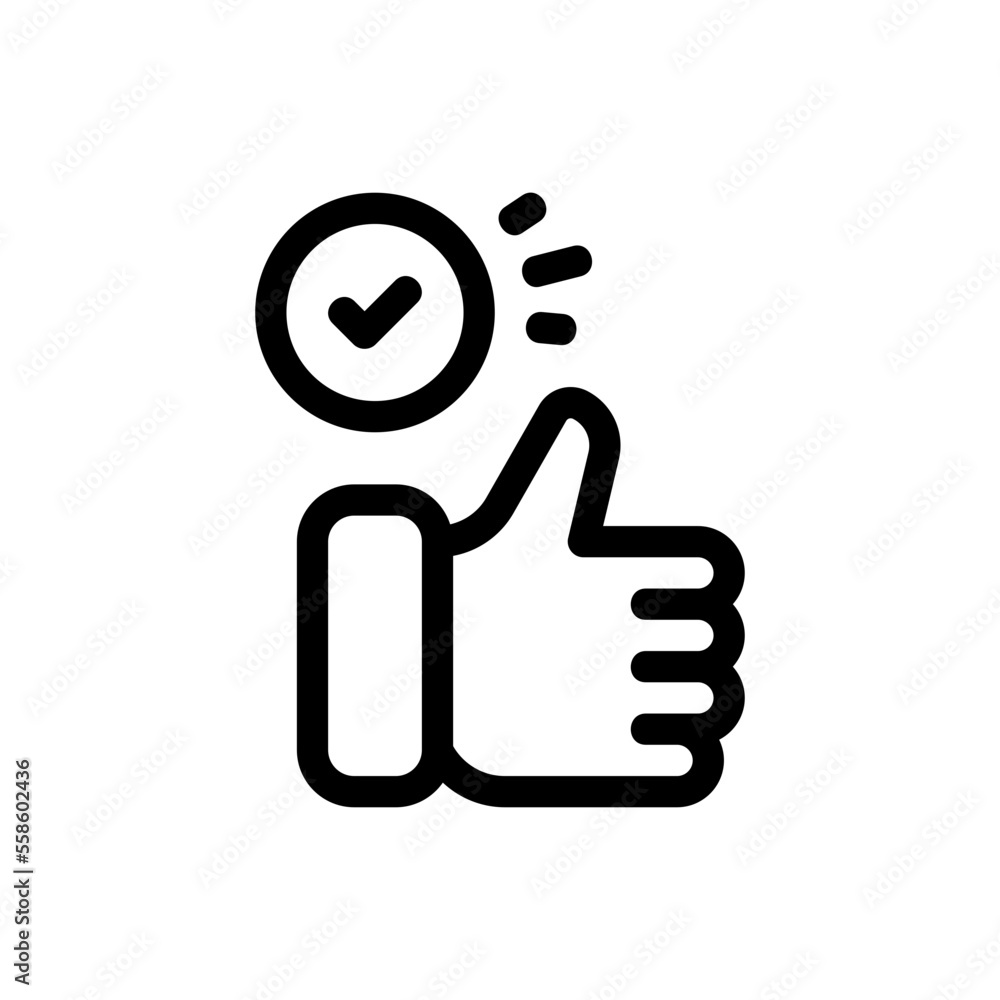 acknowledgement icon เวกเตอร์สต็อก | Adobe Stock