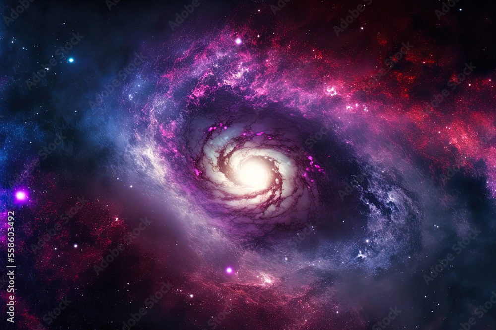 We can only deduce that the cosmos may have originated in a huge bang ...