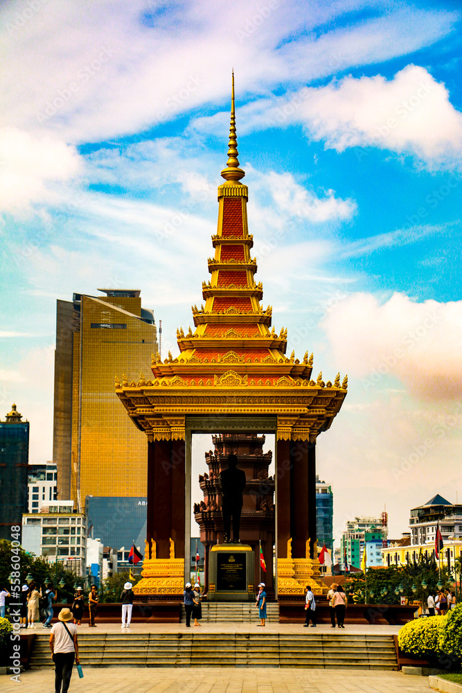 Beautiful capital city Phnom Penh in Cambodia. Asia Travel to the best ...