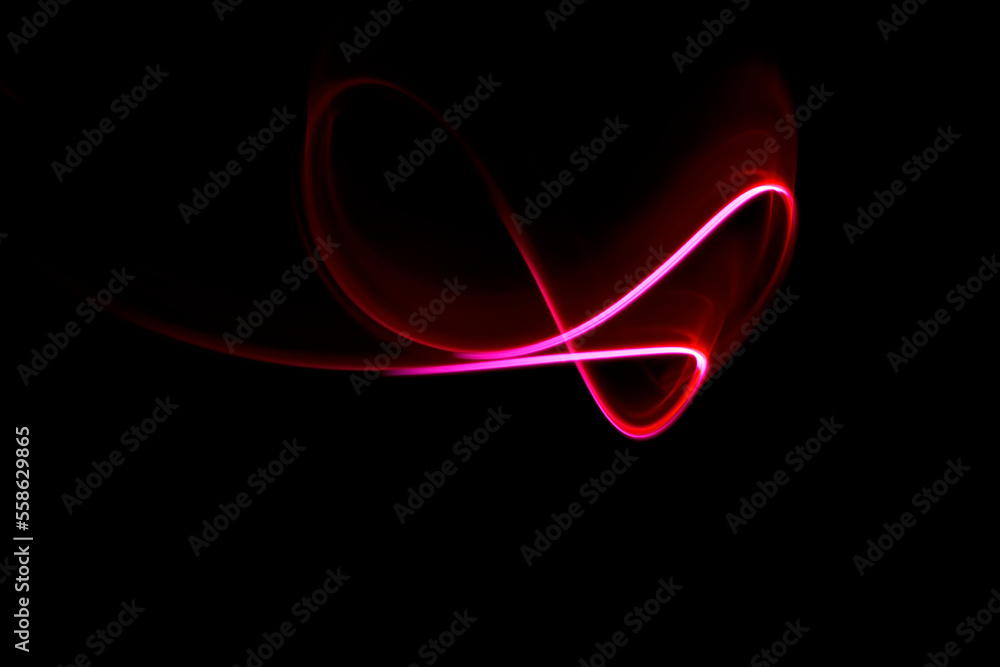 Light art painting in photography using a lamp for painting. Simple ...
