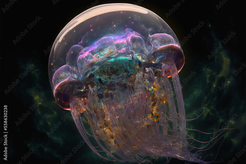 The Cosmic Jellyfish is a mysterious and otherworldly creature that ...
