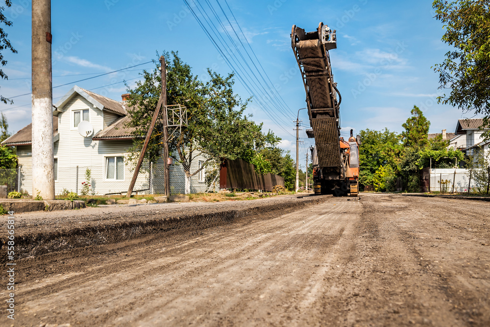 Cold milling machines are used for the quick, highly efficient removal ...
