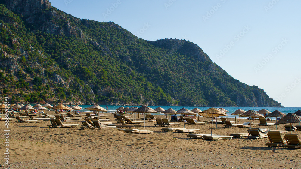 The meeting point of the Aegean and the Mediterranean; Dalyan. Iztuzu ...