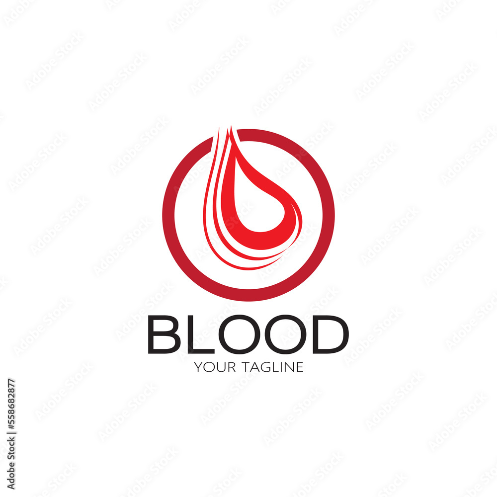 circulating blood,blood donation,blood donation logo icon illustration ...