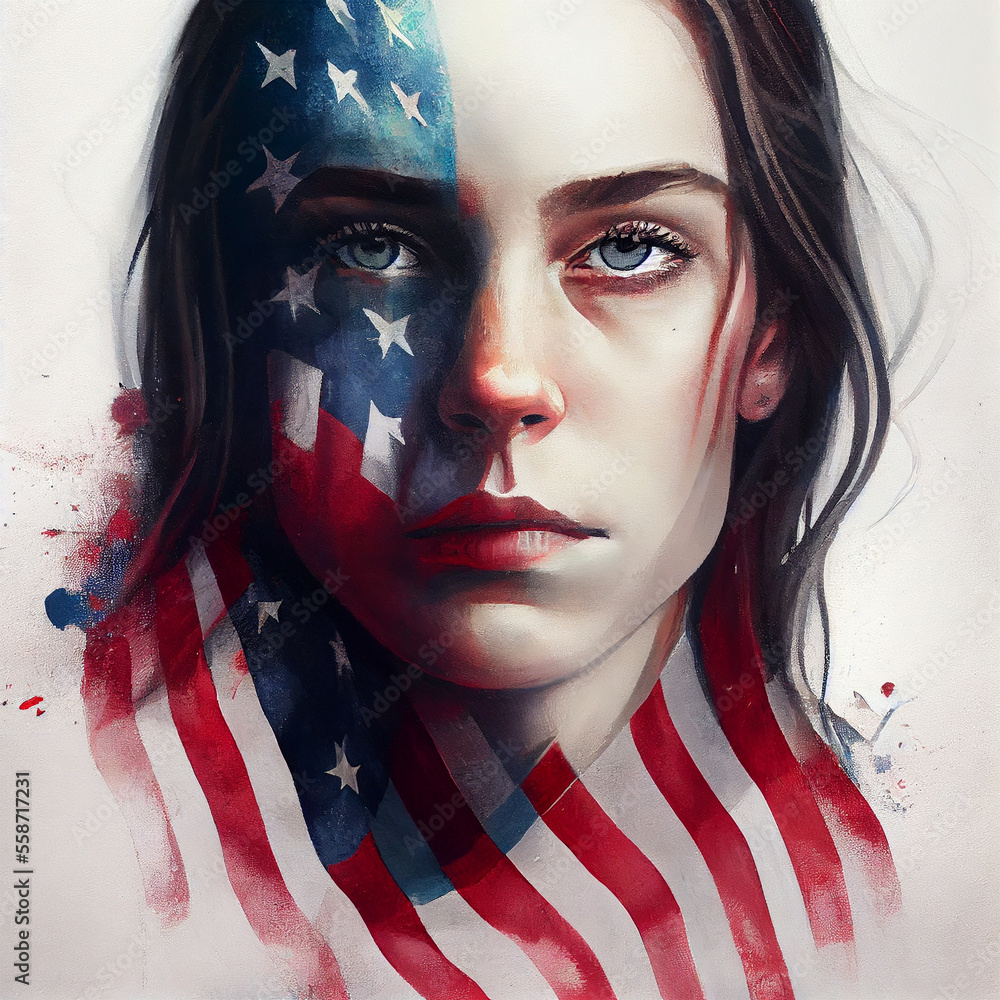 fictitious not real person, beautiful 3d computer generated imaginative ...