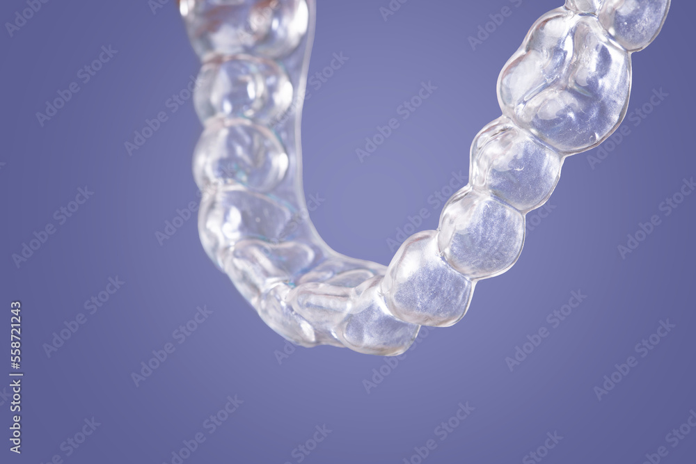 dental hygiene, orthodontic treatment, occlusal splint Stock Photo ...