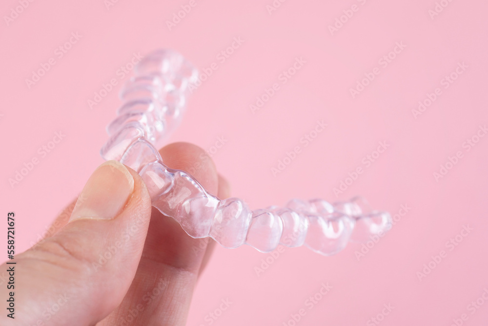 Occlusal Splint, clean brace, orthodontic Stock Photo | Adobe Stock