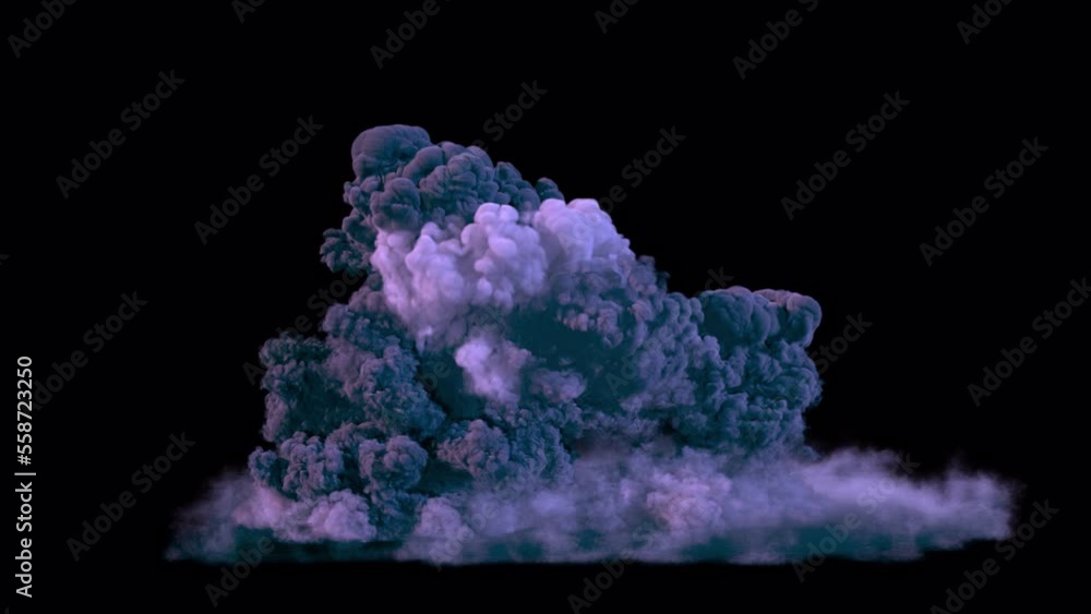 Sci Fi futuristic explosion or a magical explosion with electric arcs ...