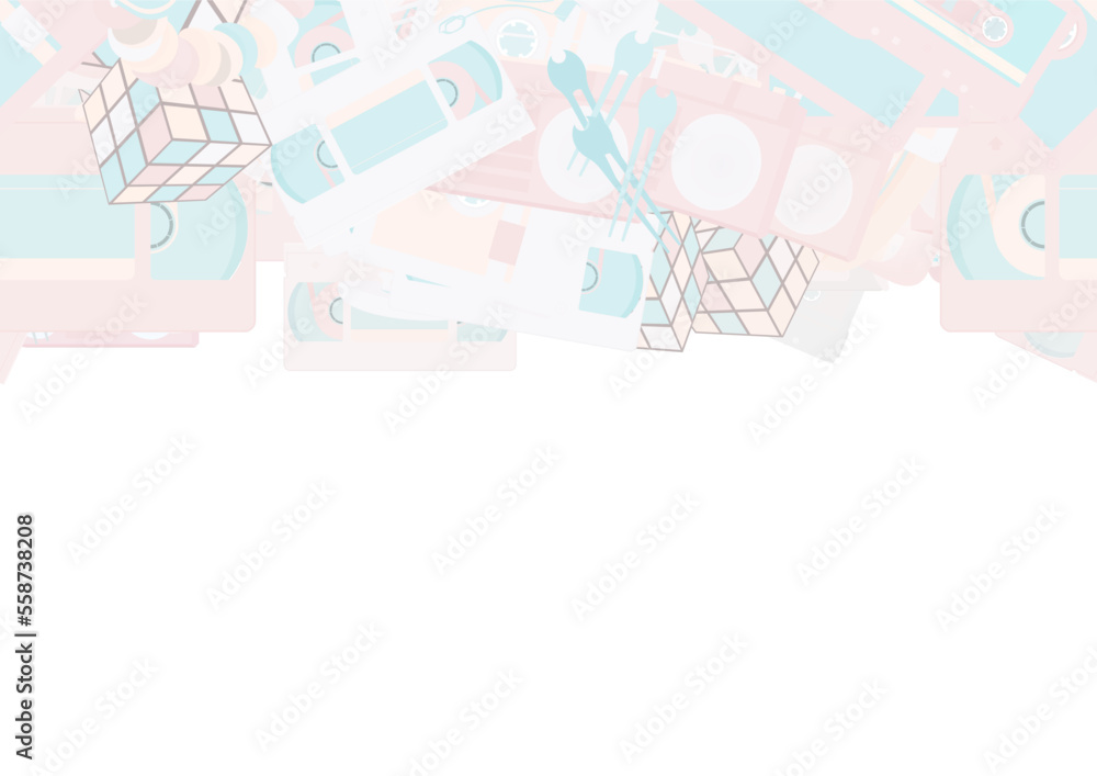 Background pattern abstract design texture. Pastel. Horizontal seamless ...