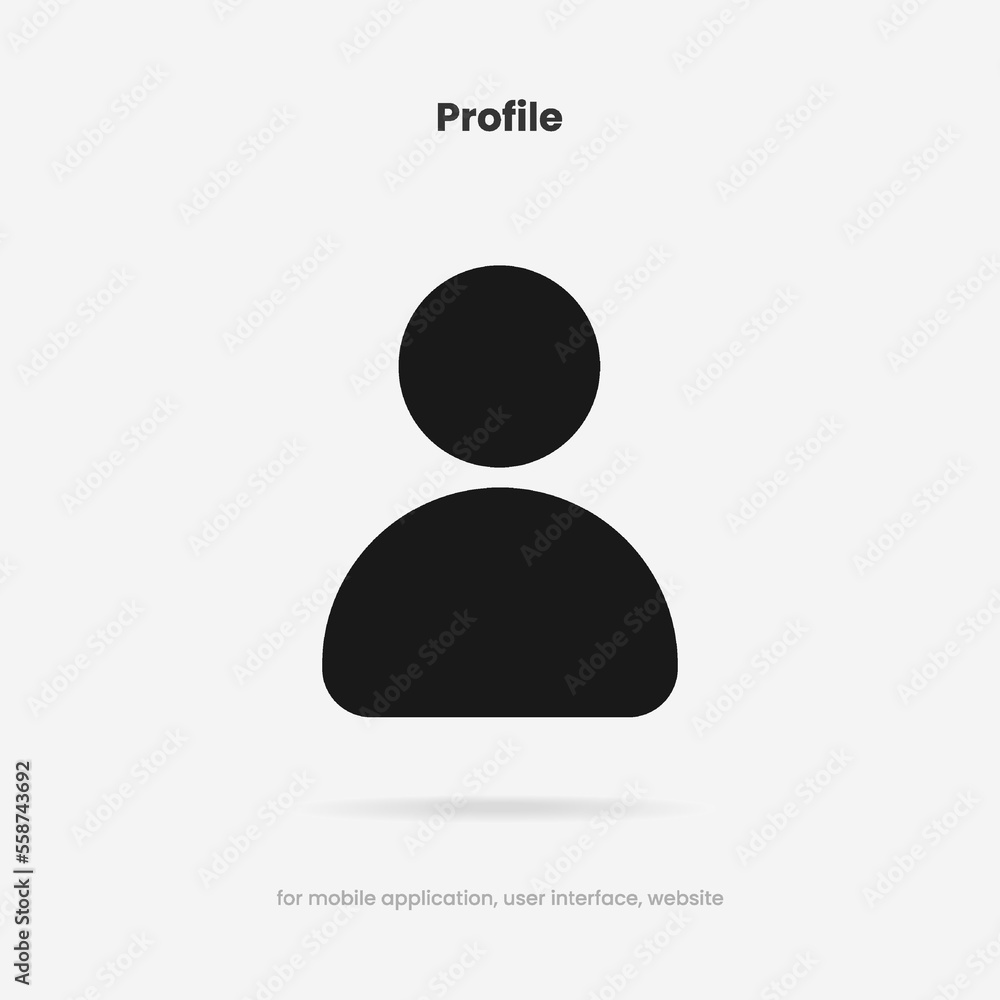Friend, people, contact, profile, user icon emblem symbol. Person ...