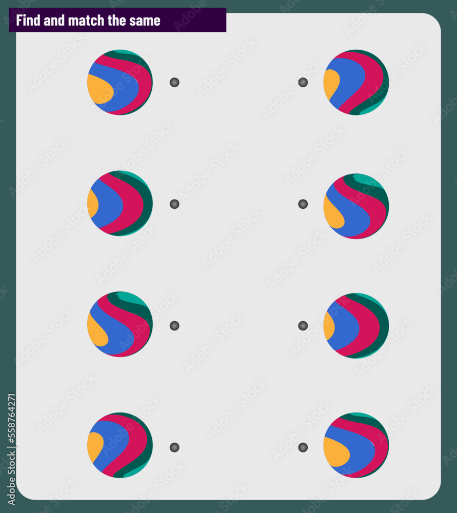Visual intelligence questions IQ TEST. Draw the same Stock Vector ...