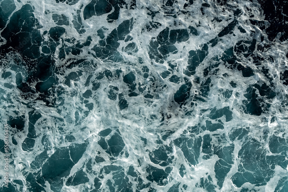 Natural and unique texture of agitated sea surface Stock Photo | Adobe ...