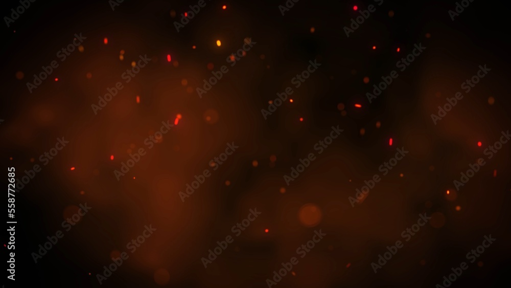 Toxic smoke with fiery lava 3d illustration motion design. Splash ...