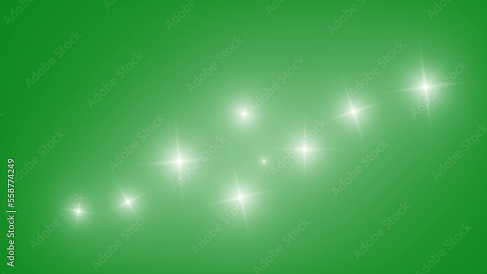 Glimmer effect animation on a green background. Glimmer effect ...