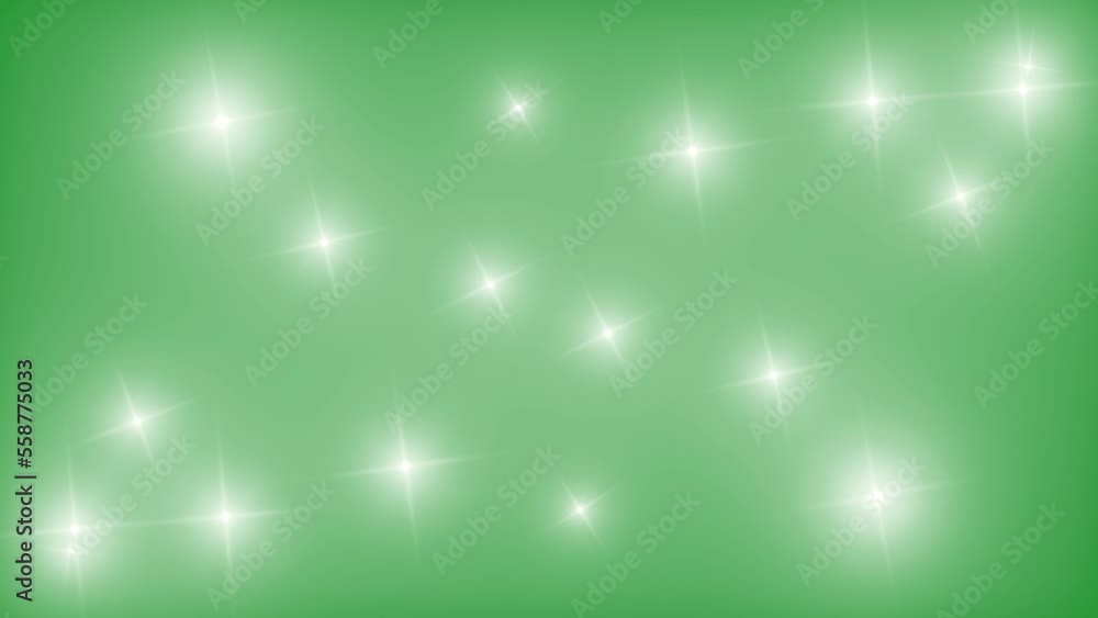 Glimmer effect animation on a green background. Glimmer effect ...