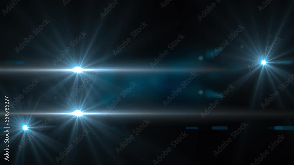 Anamorphic Lens Flare. Optical lens flare effect. Natural lens flare ...