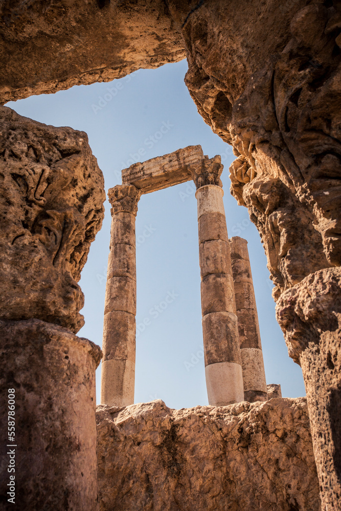 Roman Citadel in Amman, Jordan Stock Photo | Adobe Stock
