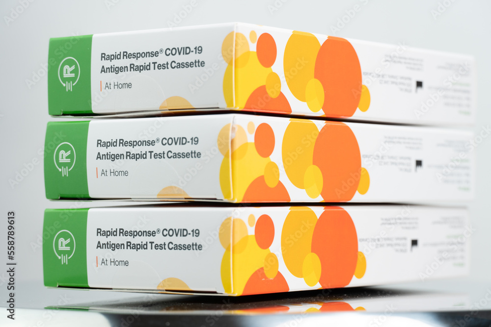 Toronto, Ontario, Canada - December 30, 2022: Rapid Response Covid 19 ...