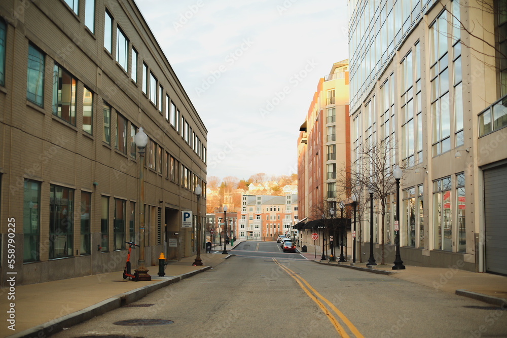 street photography graffiti lamps park signs stop no parking signs ...