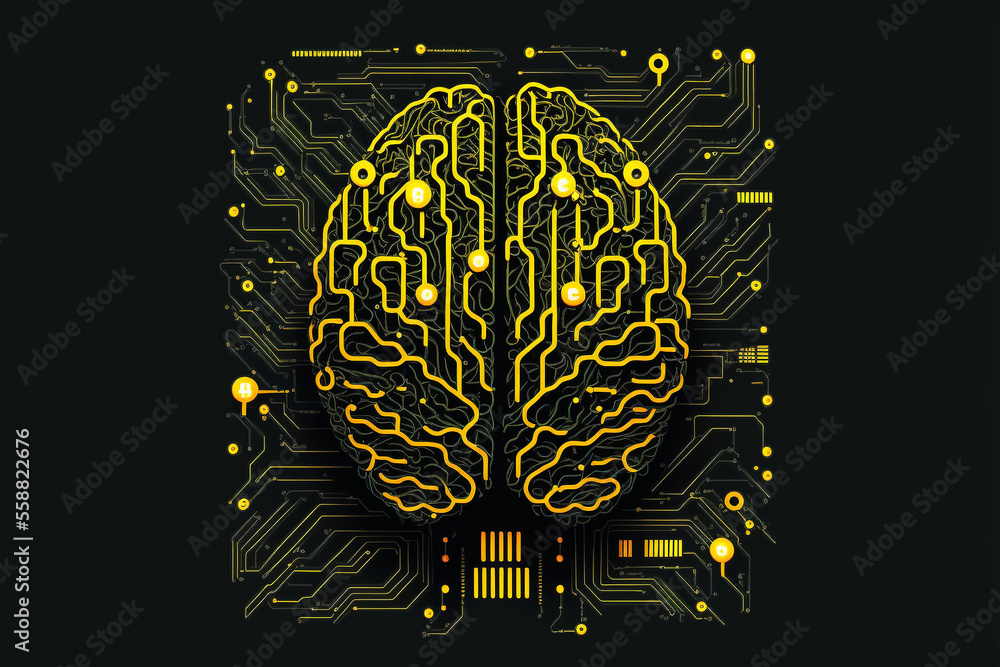 Conceptual computer chipsets recognizing the focus on design for AI ...