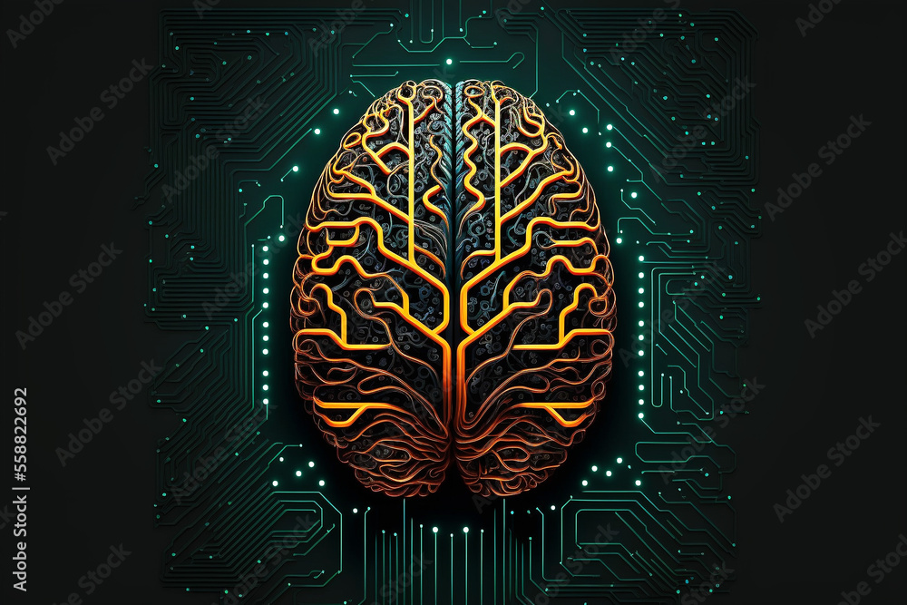 Conceptual computer chipsets recognizing the focus on design for AI ...