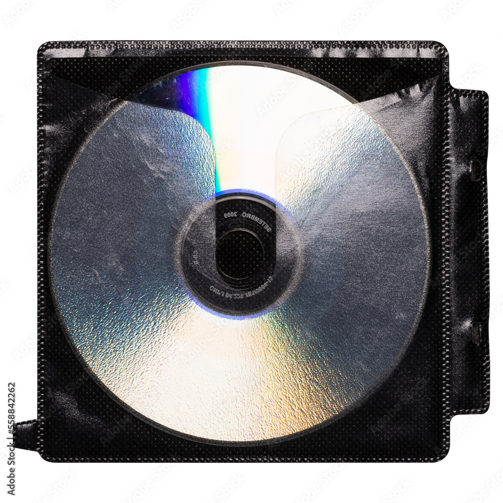 CD sleeve vintage computer disc png isolated on transparent background ...