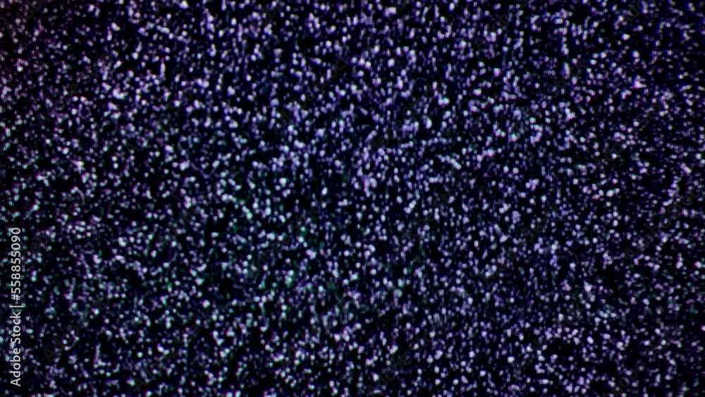 White noise tv signal old screen analog bad signal static pattern ...