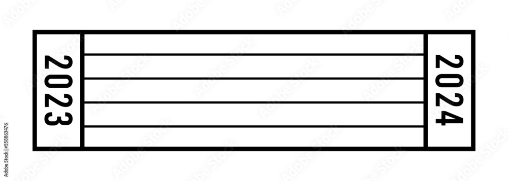 Race track 2034 to 2024 banner design background. Stock Vector | Adobe ...