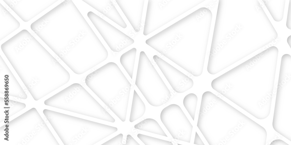 Abstract of white architectural structure pattern, Concept of future ...